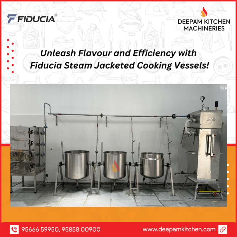 Steam Jacketed Cooking Vessels - Deepam Kitchen Machineries