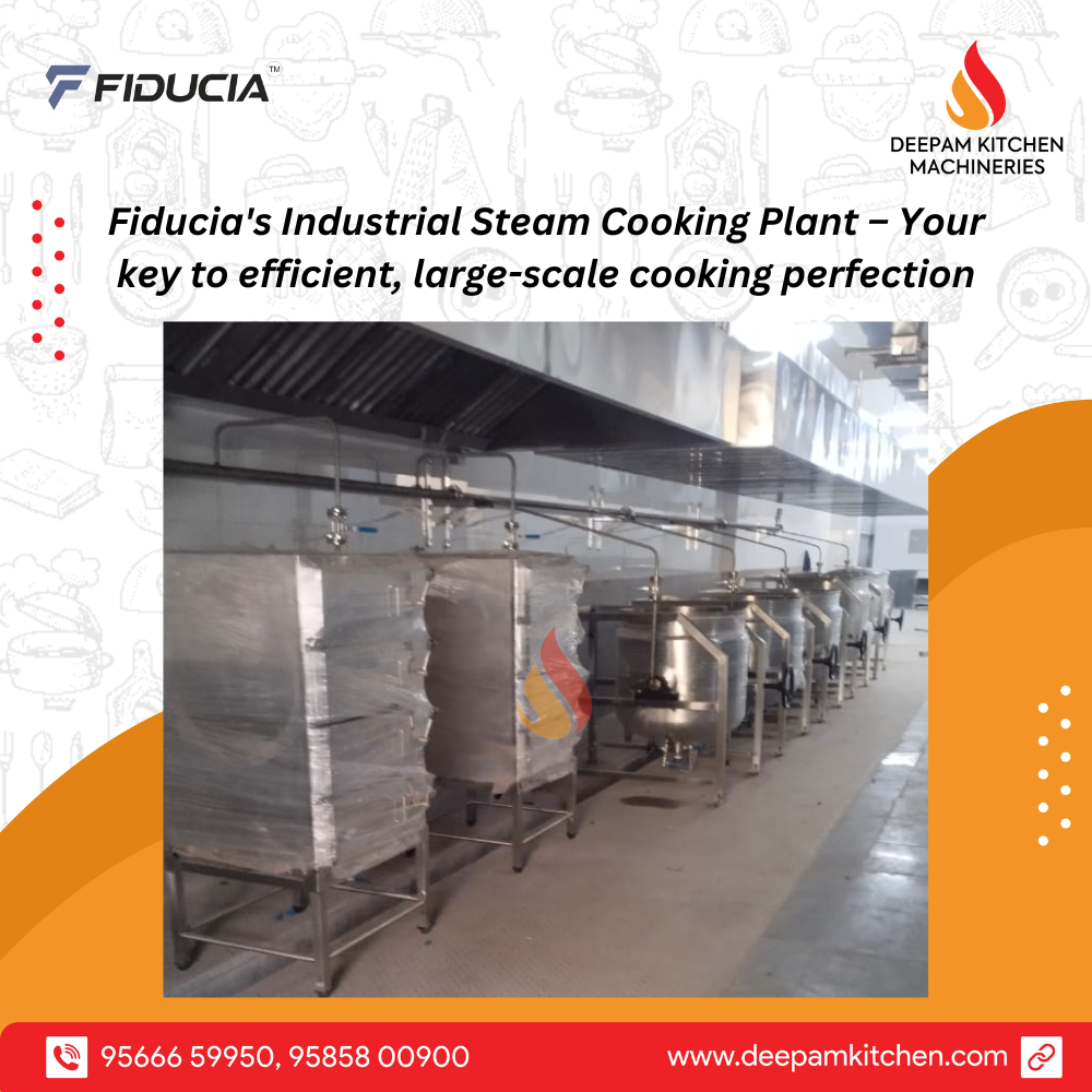 Industrial Steam Cooking Plant Manufacturer - Deepam Kitchen