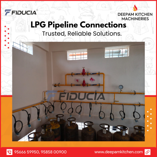 LPG Pipe Connection Services - Deepam Kitchen Machineries | Deepam ...