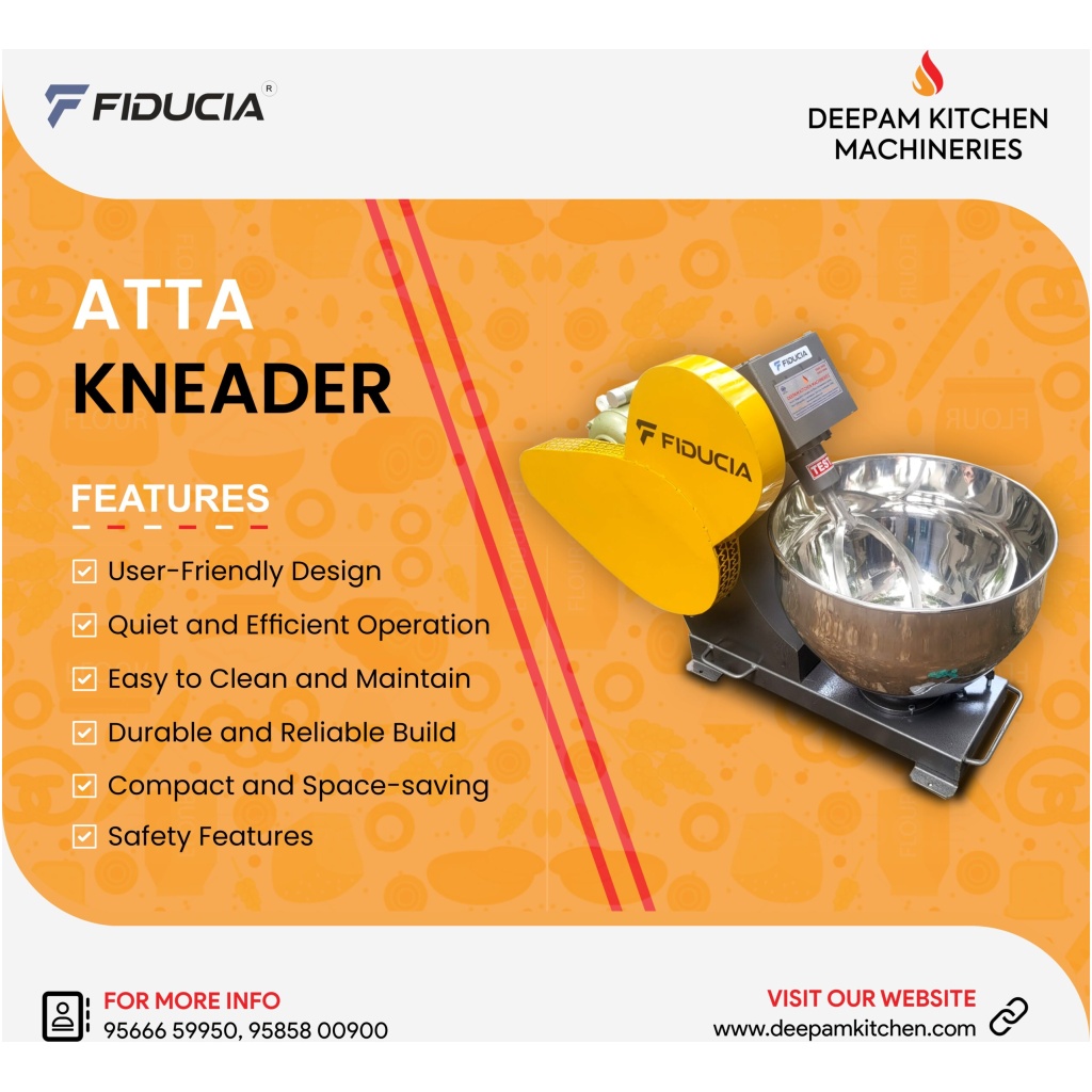 Fiducia Knead Pro | Fiducia Dough Kneader | Deepam Kitchen Machineries
